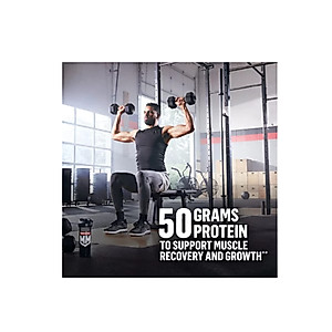 Muscle Milk Pro Series Protein Powder Supplement, Knockout Chocolate (40.7 oz.). 50g Protein, 3g Sugar, 20 Vitamins & Minerals. Workout Recovery