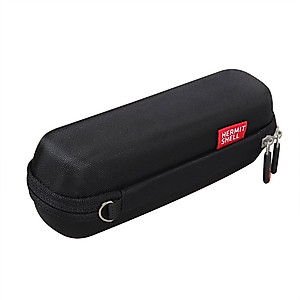Hermitshell Travel case for iProven Thermometer Forehead and Ear DMT-489 (Black)-Only Case