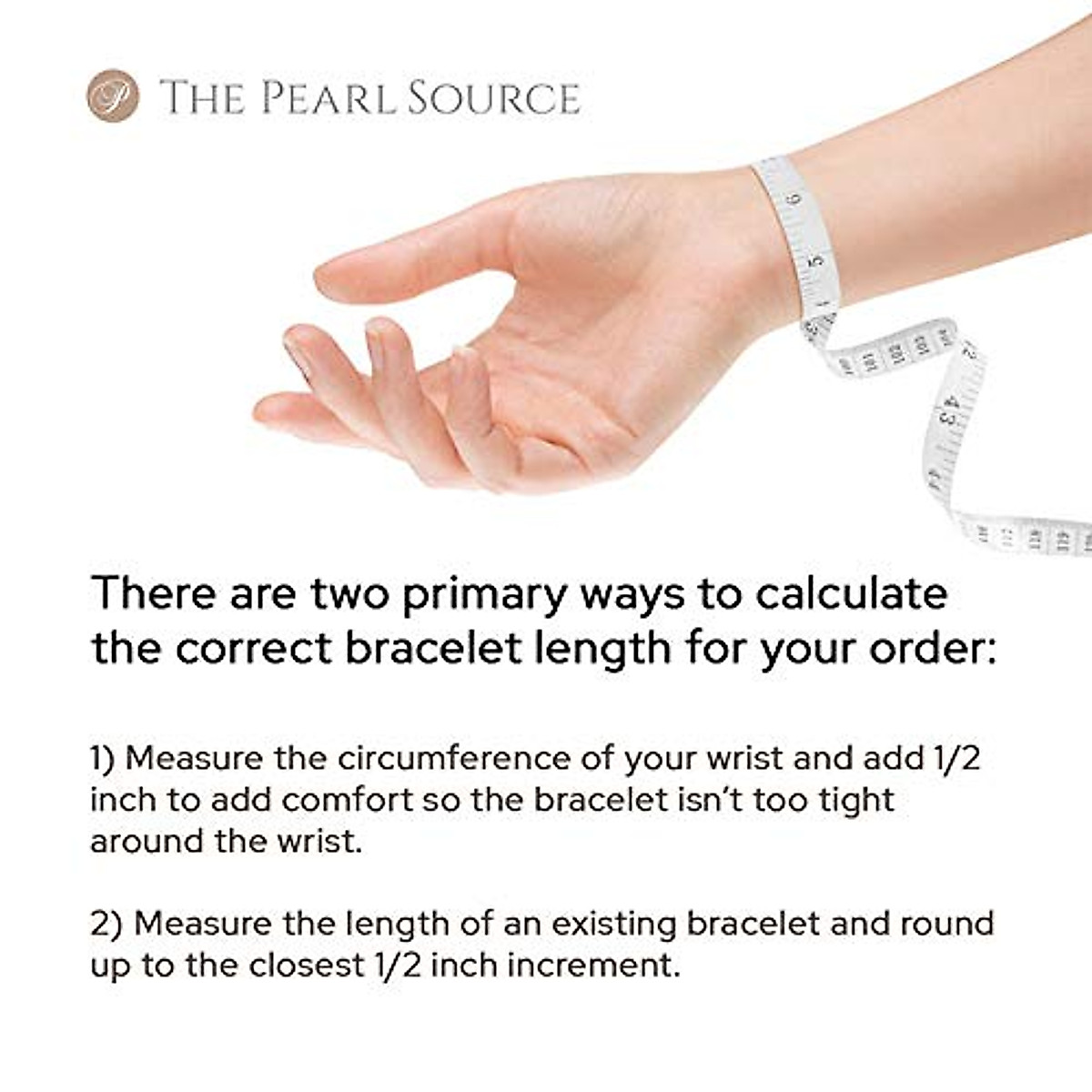 The Pearl Source 8-9mm Genuine Black Tahitian South Sea Cultured Pearl Becky Bracelet for Women