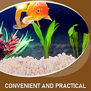POPETPOP 1 Bag of River Rock Stones Natural Pebbles Gravel Outdoor Decorative Stones Garden Landscaping Stones Gravel Filler for Plant Aquariums Landscaping Vase Fillers