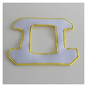 TUITA 10Pcs Rubbing Mop Pads .Compatible for Hobot 298. Window Cleaning Robot Accessories Rag Microfiber Material Wet Cleaning+Dry