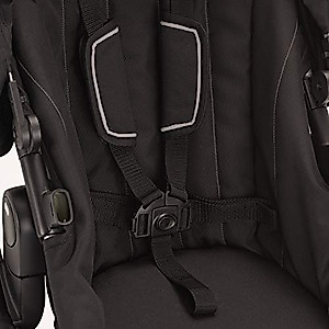 Evenflo Pivot Xpand Modular Stroller Second Seat, Compatible with Evenflo Pivot Xpand Modular Travel System and Modular Stroller, Holds Up to 55-lbs, Multiple Configurations, Stallion Black