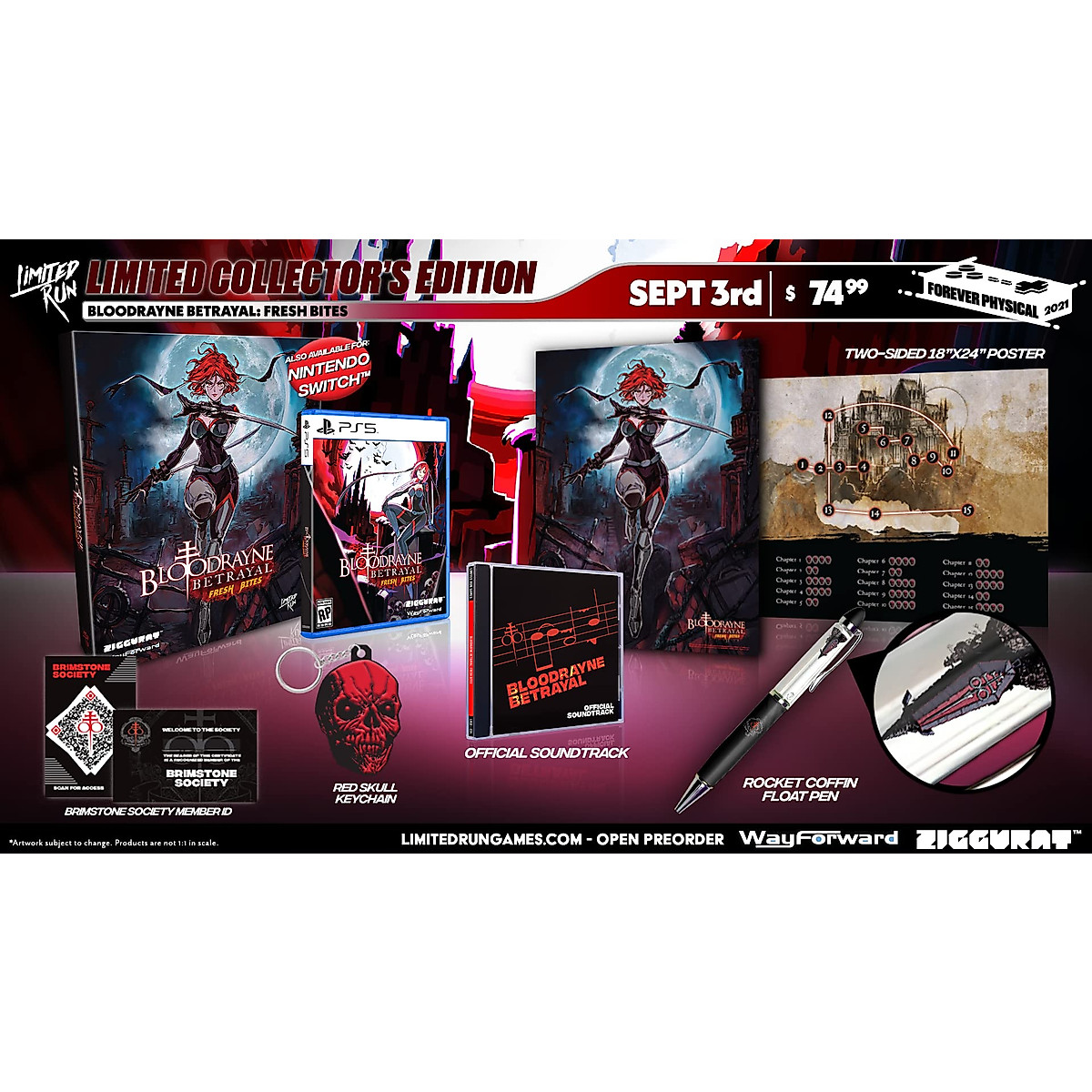 BloodRayne Betrayal: Fresh Bites - Collector's Edition, Limited Run #012 - Playstation 5