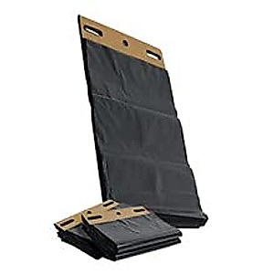 ZERO WASTE USA Square Aluminum Trash Can, 10 Gallon Capacity, Matte Black, 18" x 18"