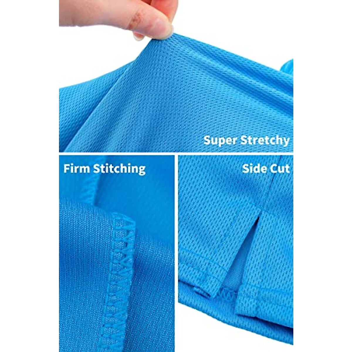 Resinta 4 Pack Girls Mesh Athletic Shorts Kids Summer Active Shorts Girls Sports Basketball Shorts Performance Gym Shorts