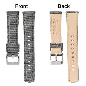 Ritche Christmas Gift 22mm Canvas Sailcloth Watch Band Quick Release Watch Strap for Men Women Watch Bands, White Elephant Gifts, Stocking Stuffers for Men