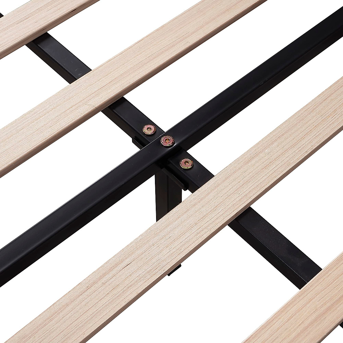 Okak Queen Size Upholstered Platform Bed Frame with Flower Pattern Velvet Headboard Velvet Fabric Bed Frame for Bedroom,Guestroom,Easy Assembly, Mattress Foundation,Bean Paste Red