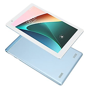 8 Inch Tablet, Tablet 4G RAM 64G ROM Blue 1960x1080 IPS Screen for Home for Travel (US Plug)