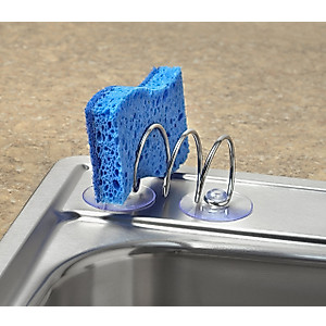 Spectrum Spiral Suction Sink Organizer, Chrome
