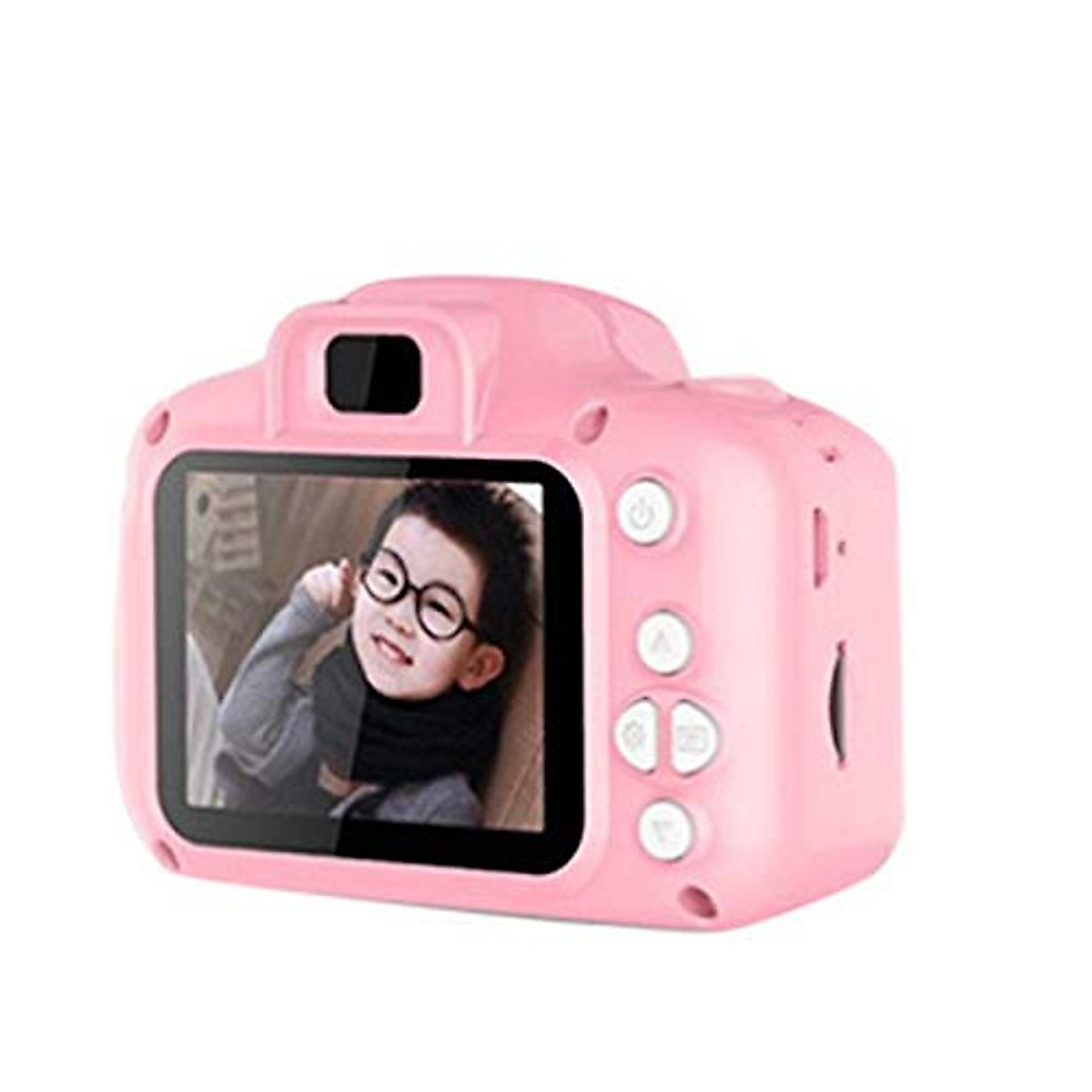 NC HD Children's Digital Camera Cartoon Camera Portable SLR Camera Toy Kids Birthday Gift HD (1300W Pixels) Pink