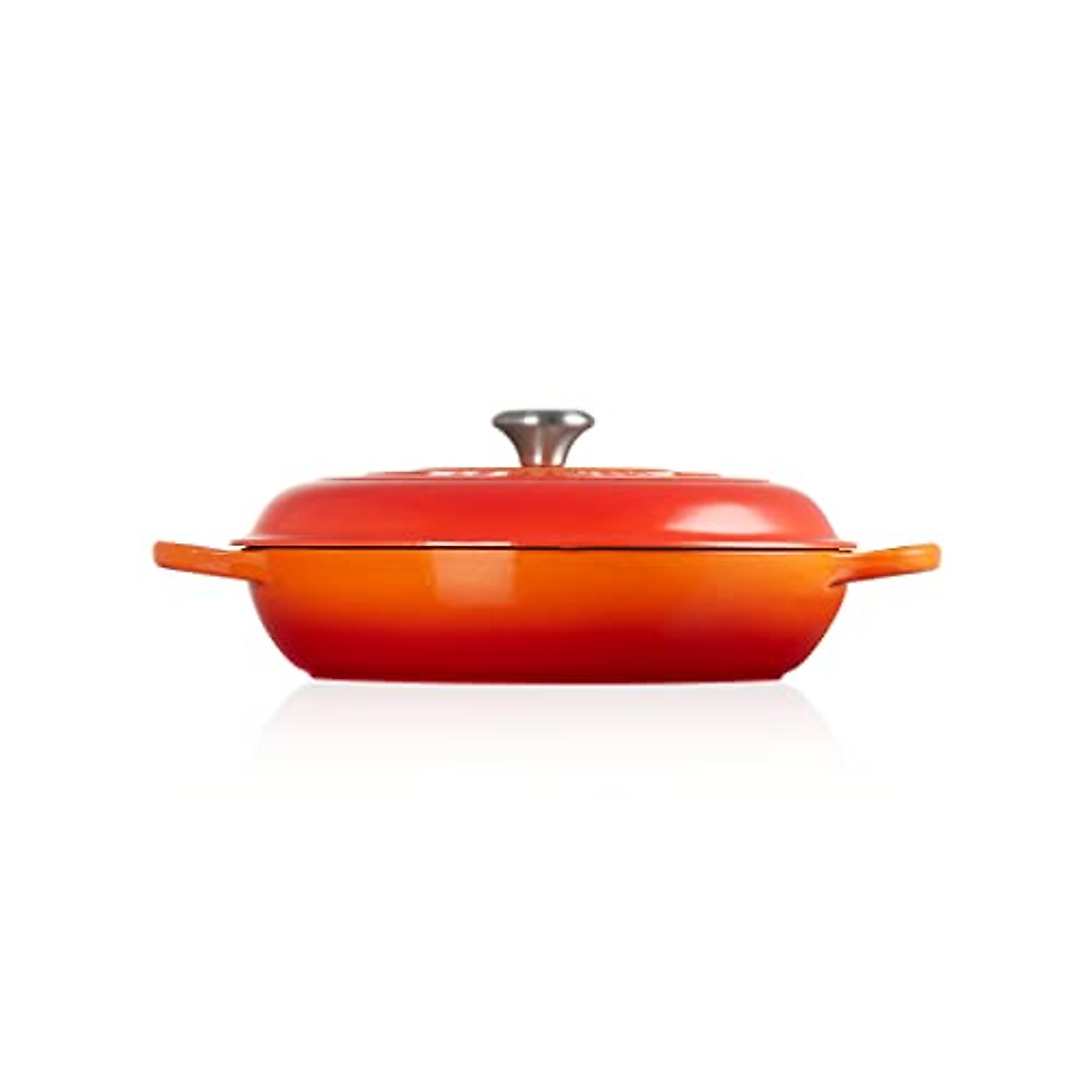 Le Creuset Enameled Cast Iron Signature Braiser, 5 qt. , Flame