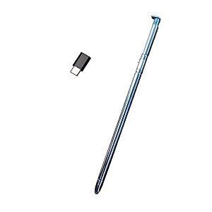 for LG Stylo 6 Pen Replacement LCD Touch Pen Part for LG Stylo 6 Q730 6.8" Q730AM Q730TM Q730MM Q730NM Touch Pen + MicroUSB to Type-C Convertor (Light Blue)