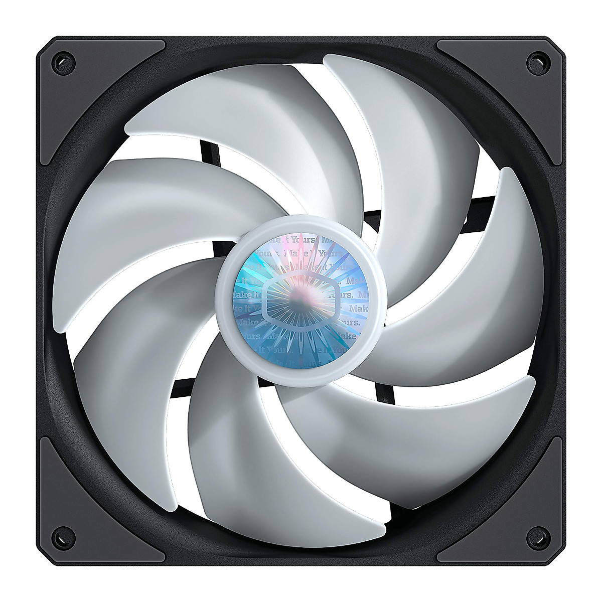 Cooler Master SickleFlow 140 ARGB Case & Cooling Fan - ARGB Motherboard Compatible, Translucent Air Balance Blades, 67 CFM, 2.25 mmH2O, 10 to 27 dBA - ARGB