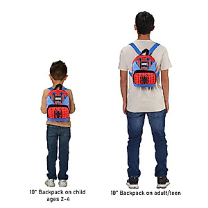 Spiderman 10" Mini Canvas Backpack Set | Marvel Spidey School Supplies for Kids