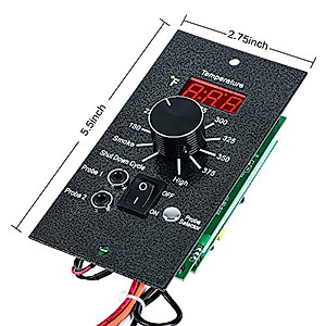 briidea Digital Thermostat Kit, Barbecue Grill Temperature Control Panel Kit, Thermometer Pro Controller Compatible with Traeger Wood Pellet Grills