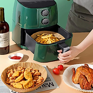 Air Fryer Disposable Paper Liner - Round Non Stick Air Fryer Parchment Paper Liners, Food Grade Airfryer Parchment Paper, Water Proof Oil Resistant Air Fryer Liners Paper, Parchment for Air Fryer