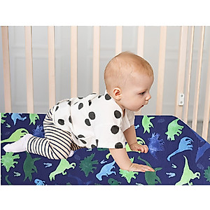 TANOFAR Baby Crib Sheet and Baby Minky Blanket