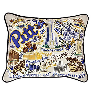 Catstudio University of Pittsburgh Collegiate Embroidered Decorative Throw Pillow