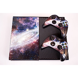 247 Skins Graphics kit Sticker Decal Compatible with Xbox One and Wireless Controllers - Nebula