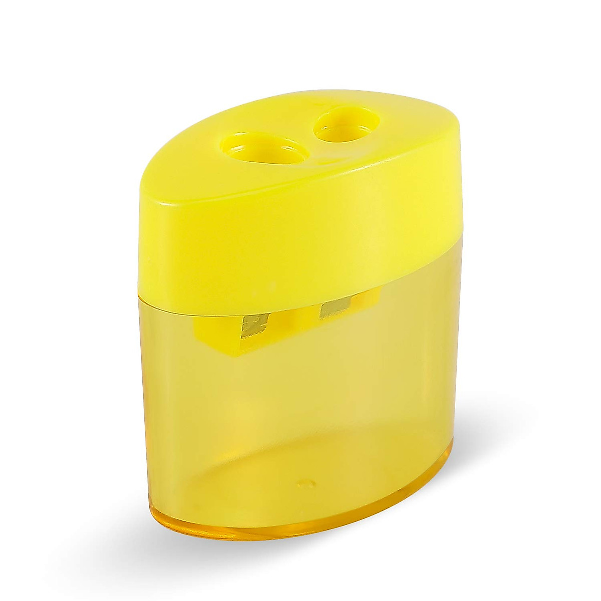 KIDMEN 2 Holes Pencil Sharpener,Pencil Sharpener for Kids,Pencil Sharpener Handheld-12 PACK