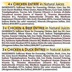 Aurora Pet Bundle (2) Whiskas Purrfectly Chicken Variety (10-Count) 3 Ounces Wet Cat Food Favorites with AuroraPet Wipes