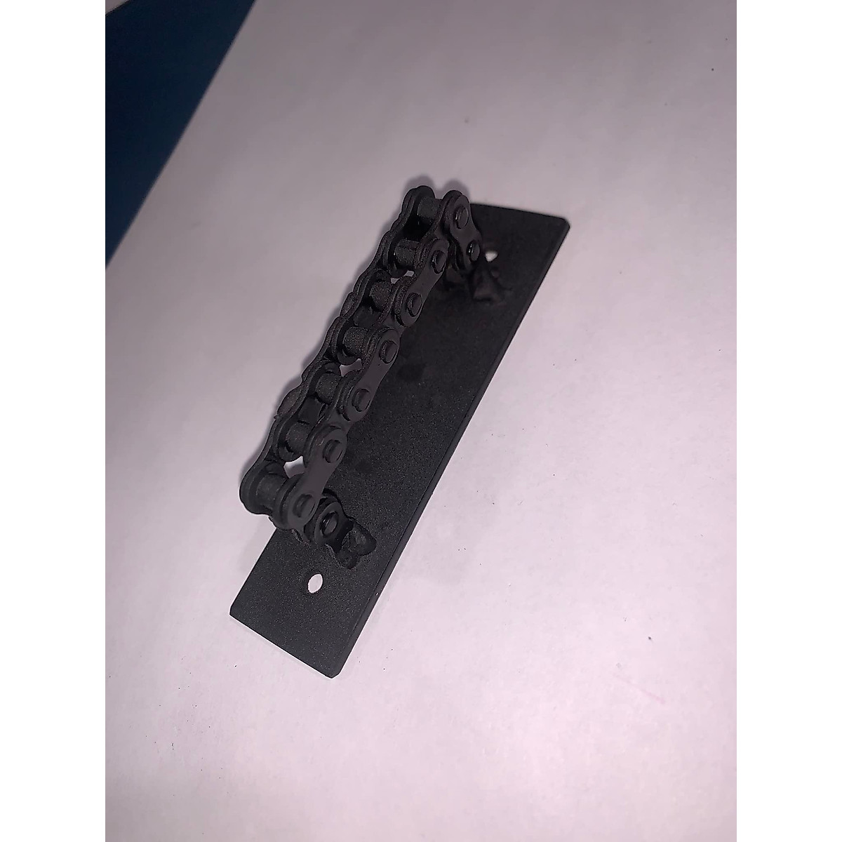 Bike Chain Drawer Pull Or Cabinet Handle Square (3, Black)