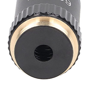 Achromatic Microscope, Microscope Objective Lens 20.2mm Interface 60X Brass Spring Protection Device for Laboratory