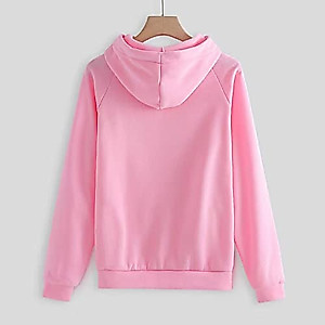My Orders Placed Recently By Me Womens 2 Piece Outfits Hooded Sweatsuit Fall Oversized Sweatshirt Lounge Pants Sets Comfy Drawstring Tracksuit Pja Set Pink Sweatshirt