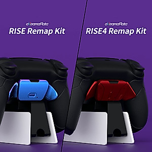 Black RiseDock Kit Extension Stand for PS5 Controller Charging Dock eXtremeRate Rise & RISE4 Remap Kit, Redesigned Charging Station Extenders for PS5 Controller HEXGAMING Rival, Rival Pro & Ultimate