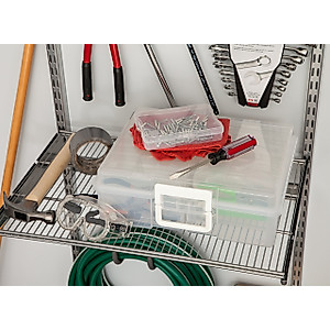 IRIS USA 4" x 6" Photo Storage Craft Keeper, 2 Pack, Main Container with 16 Organization Cases for Pictures, Crafts, Scrapbooking, Stationery Storage, Protection and Organization, Clear