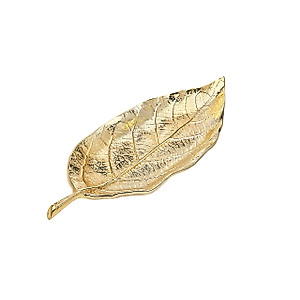 Godinger Leaf Tray Centerpiece Décor and Serveware - Gold