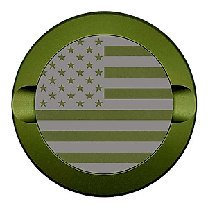 Edition 017: America | Snus Can | Snus Container | Zyn Metal Can | Metal Zyn Container | Zyn Holder | Metal Snus Container | Smell Proof Container | Aluminum Zyn Container (Military Green)