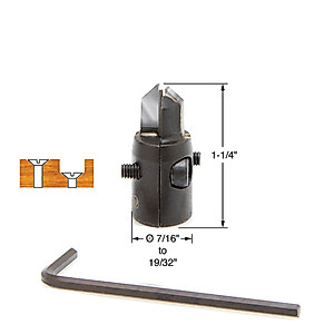 Amana Tool - 20200 Dicount Adjustable Countersink for Drills 3/32-9/32 Shank, For Wood