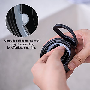 koodee Water Bottle-16 oz Stainless Steel Double Wall Vacuum Insulated Sports Water Bottle with Straw for Girls and Boy (Grass Green)