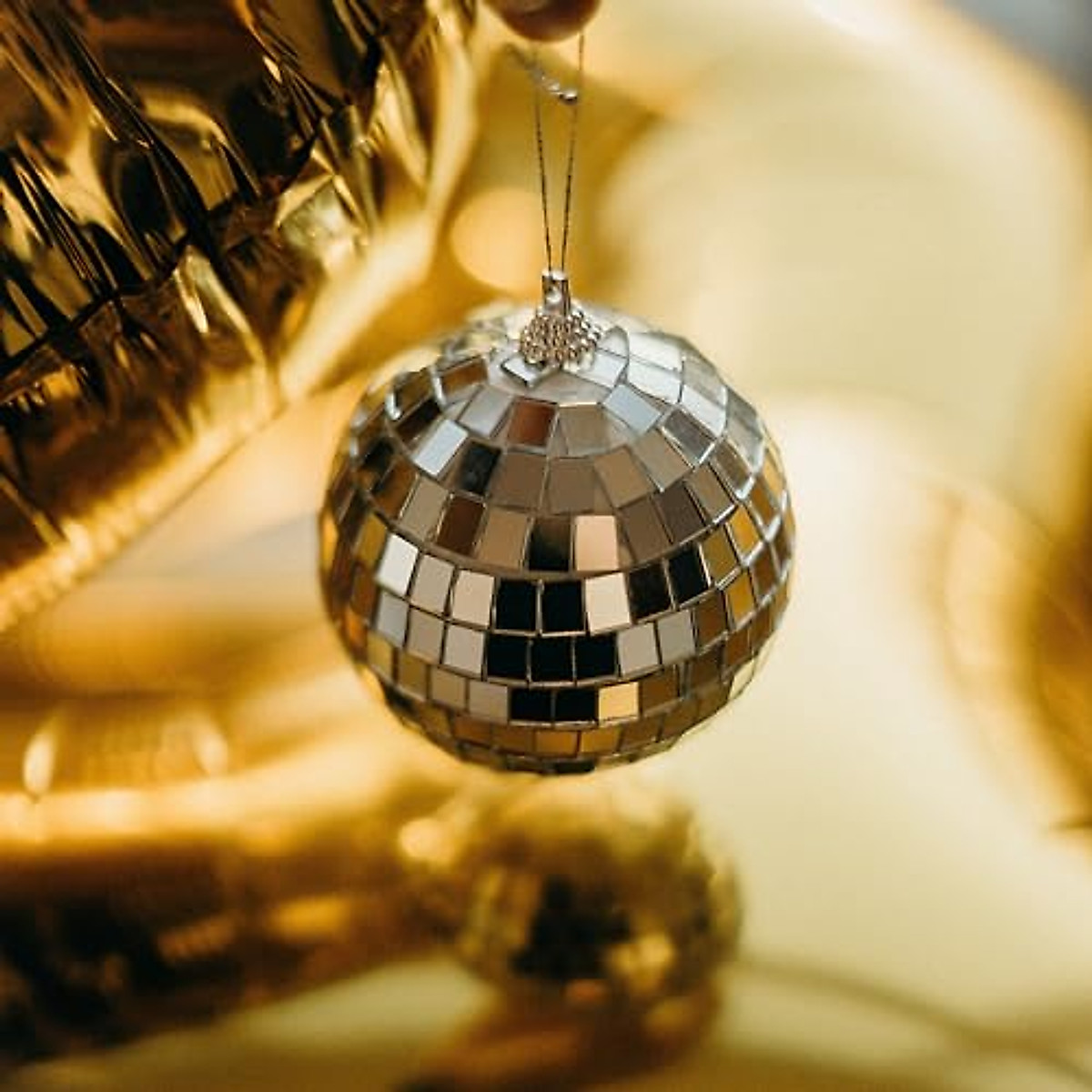 10pcs Disco Ball, Disco Ball Decor, Disco Party Decorations 71s Themed Party Cake Topper Table Decorations Mirror Disco Balls Centerpiece Decor Dance Birthday