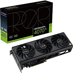 ASUS PROART-RTX4070TI-O12G NVIDIA GeForce RTX 4070 Ti 12 GB GDDR6X