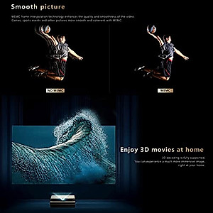 Kaya Projector, ChiQ B8U Lazer TV Projector | Native 4K Ultra HD | 0.21 Ultra Short Throw | RGB+ Color Wheel 2300 ANSI Lumens | Dolby Audio Hi-Fi Speaker | Android TV Global Version OS