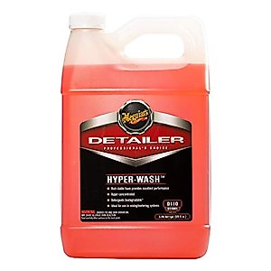 Meguiar's D11001 Hyper-Wash Foaming Car Wash Lifts Off Dirt and Leaves a Rich Shine - 1 Gallon Container