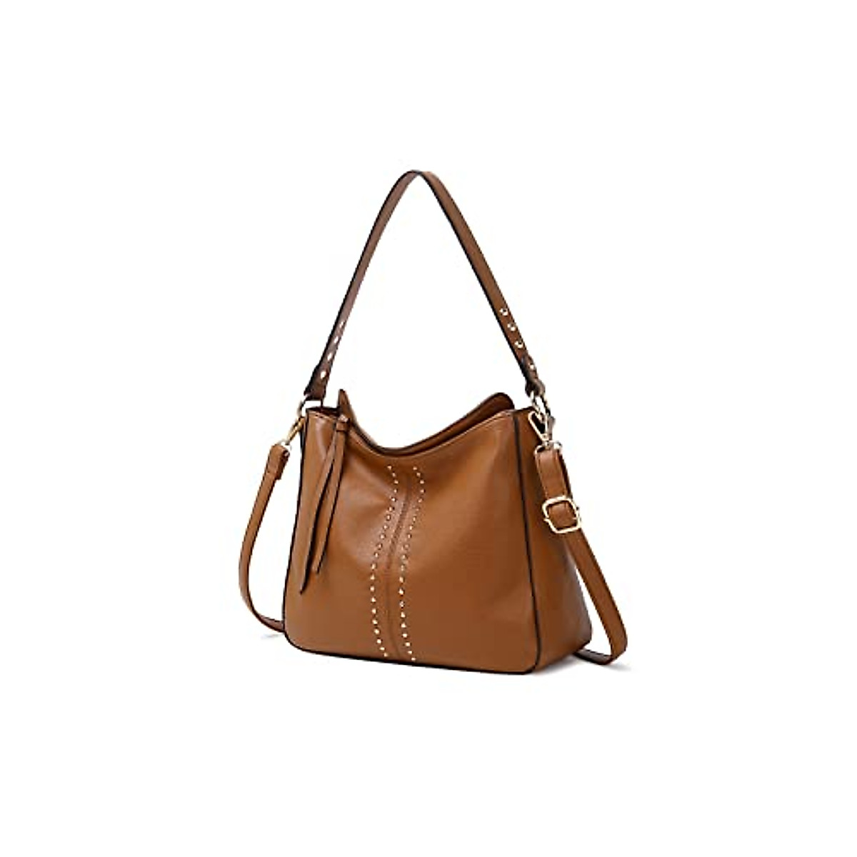 Montana West Hobo Bag for Women Designer Ladies Bucket Purse Handbags Chic Shoulder Totes Bag,B2B-MWC-128-BR