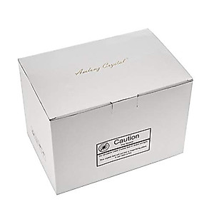 Amlong Crystal Clear Crystal Ball 150mm (6 inch) with Unicorn Stand and Gift Package for Decorative Ball, Lensball Photography, Gazing Divination or Feng Shui, and Fortune Telling Ball