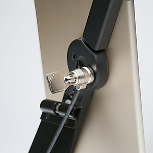 Anti-Theft Grip- CTA Adjustable Grip and Stand for iPad 10th Gen 10.9" - iPad 10.2" 7th/8th/9th Gen - iPad Air 4 - iPad Pro 11-12.9" - iPad Pro - Surface Go 3 & 9.7-14” Tablets - Black (PAD-ATGSL)