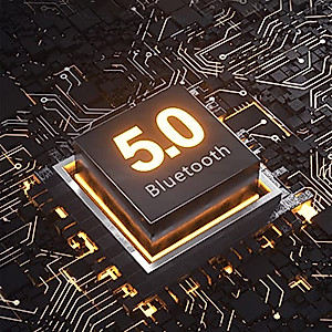 Lovskoo True Wireless Bluetooth Headset Earphones 5.0 Headphones Sport Waterproof with Game Sports Car Modeling Wireless Charging Case Stereo in-Ear Earphones Built-in Mic Noise Cancelling Earbuds