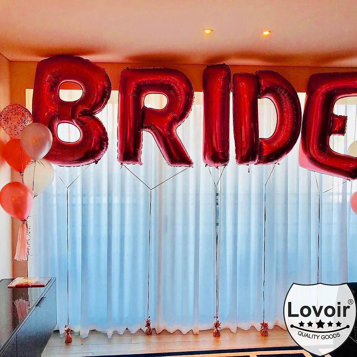 Lovoir 40 Inch Large Red Letter C Balloons Big Size Jumbo Mylar Foil Helium Balloon for Birthday Party Celebration Decorations Alphabet Red C