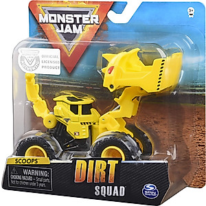Spin Master 6056738 Monster Jam Scoops Dirt Squad Monster Truck