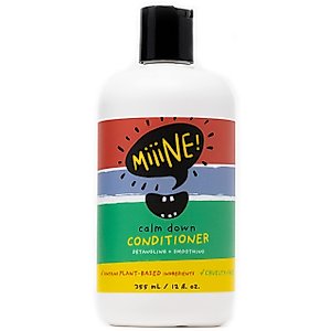 MiiiNE! Calm Down Kids Conditioner 12oz | Heal and Moisturize Swimmers Hair with Deep Conditioning- Tropical scented Kids Detangler - Cruelty Free Kids Conditioner Made in USA | By Stylists For Kids