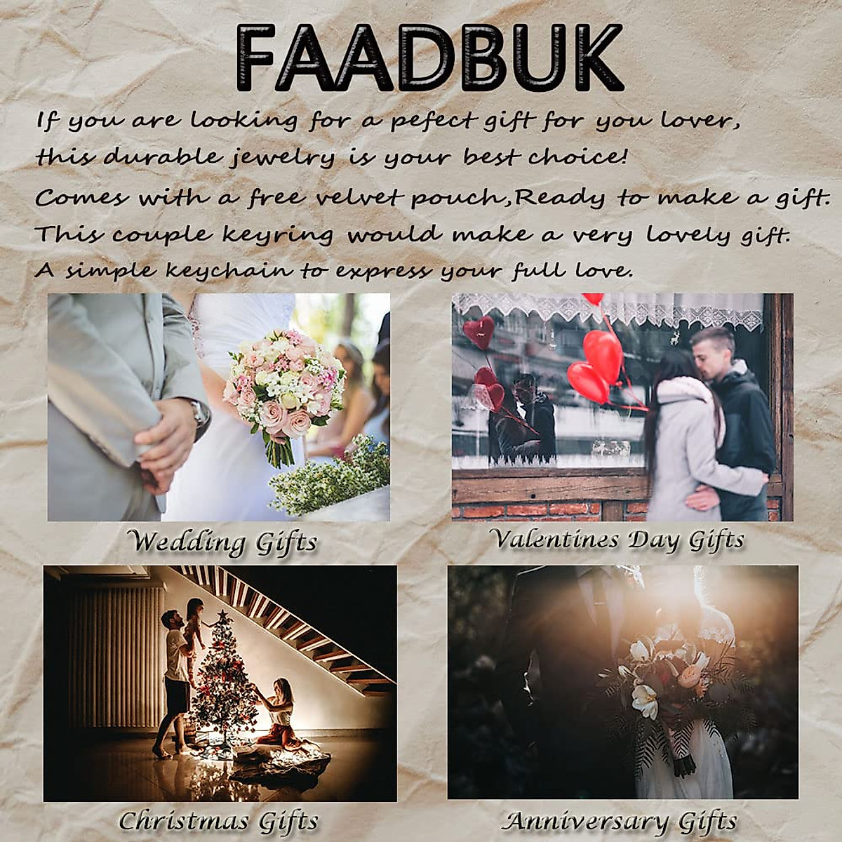 FAADBUK Bob's Burgers Inspired Gift Couple Keychian Set You’re the Linda to my Bob Valentine’s Day Gift (Go Together Linda Bob)