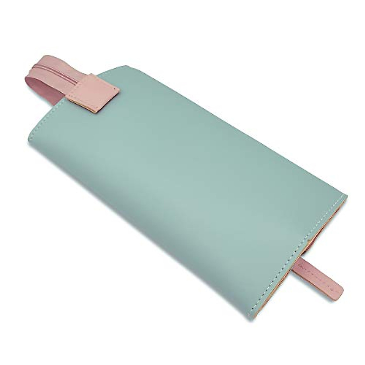 Funny live Foldable Monster Pencil Case Wide-Opening Makeup Pouch Stationary Box, Big Capacity Leather Pencil Pouch Pen Bag Holder Stationery Organizer for Boys Girls Teen (Lake Blue)