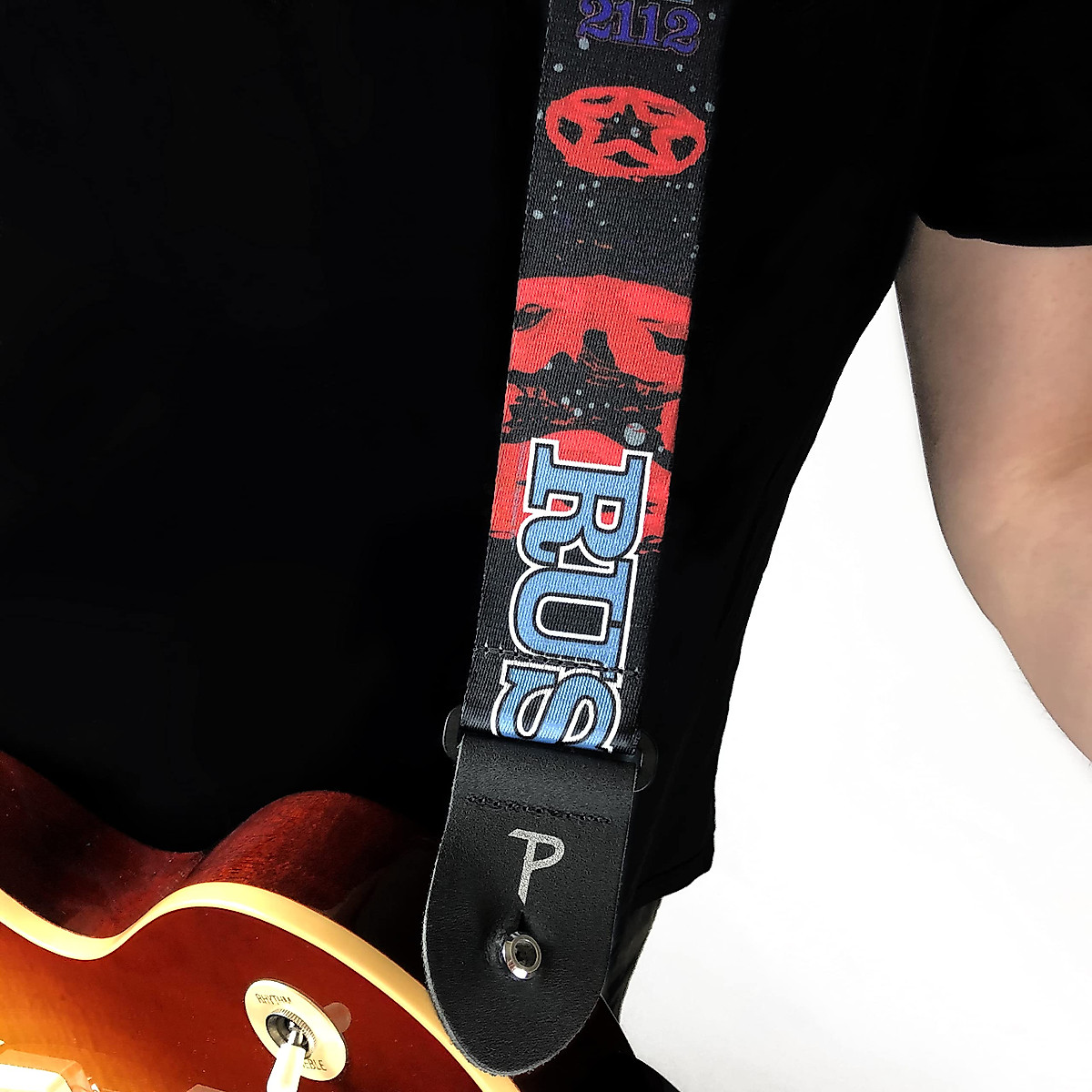 Perri's Leathers Ltd. - Rush Official Licensed Polyester Guitar Strap - Adjustable Guitar Strap from 39" to 58" for Electric, Bass, Acoustic Guitar (LPCP-8030)