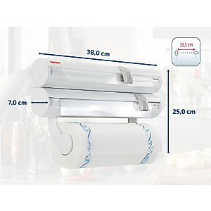 Leifheit Parat F2 2046398 Plastic Holder Dispenser, White