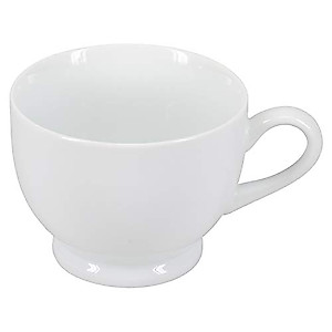 BIA Cordon Bleu 903217S4SIOC Espresso Cups Footed Cappuccino Mugs, One Size, White